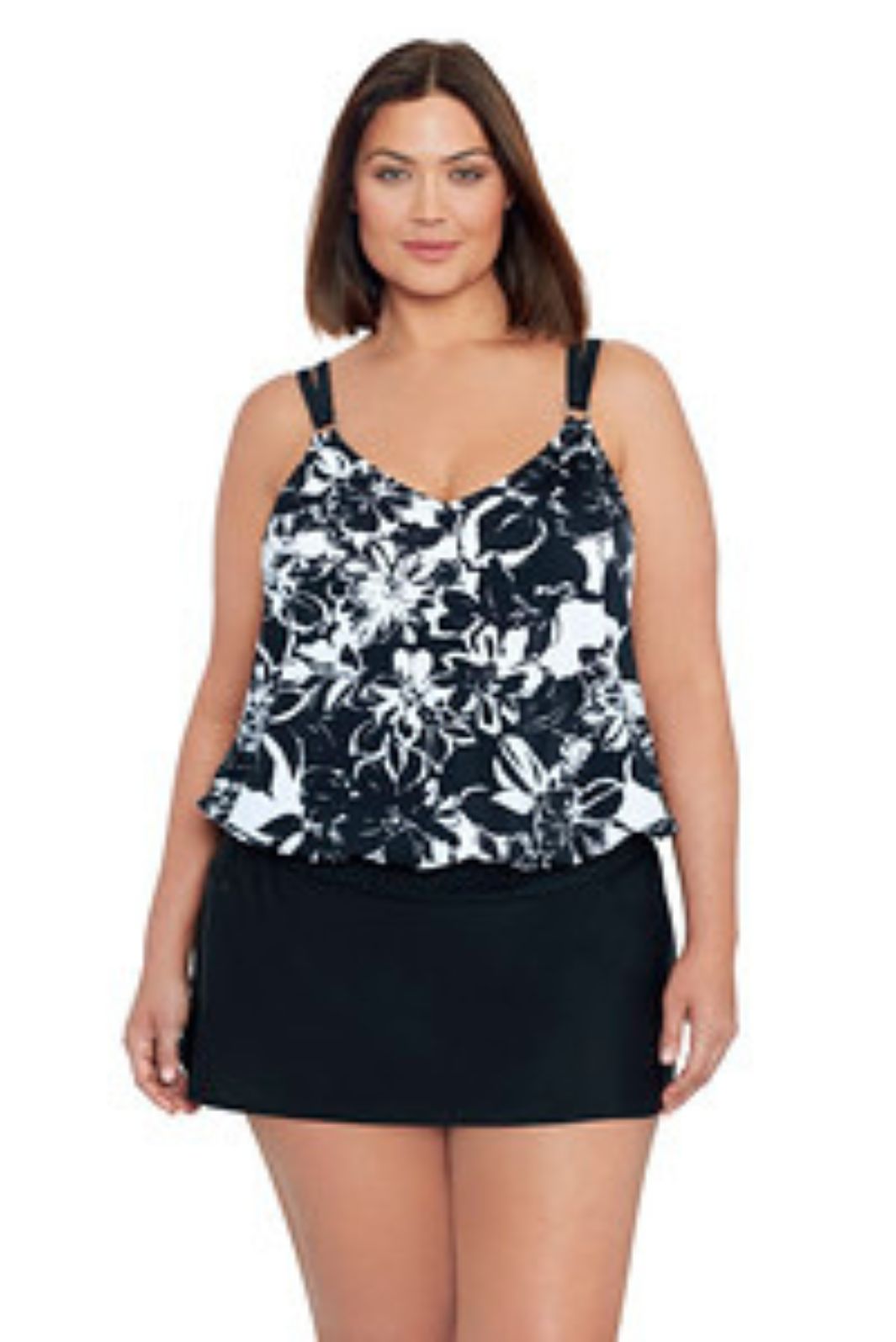 Penbrooke Full Figure Bloomfield Tankini – Sunblockers